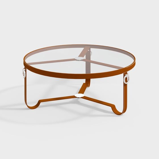 Stylish Low Poly Round Table 3D Model – Elegant Furniture