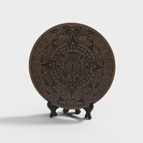 Mayan Calendar 3D model