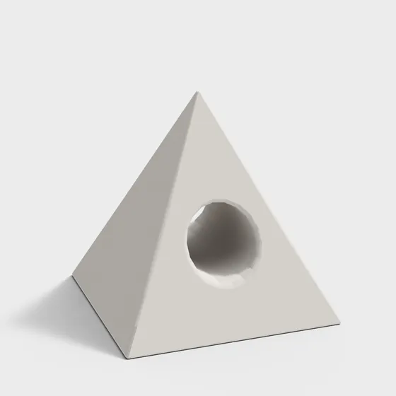 triangular pyramid 3d figure