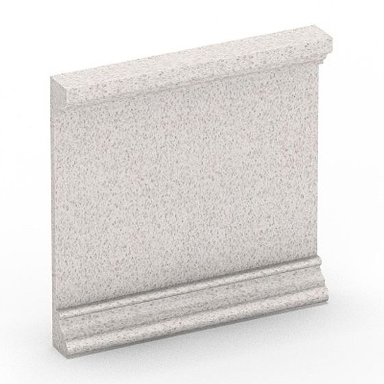 Chic Gray Baseboard 3D Model – Free