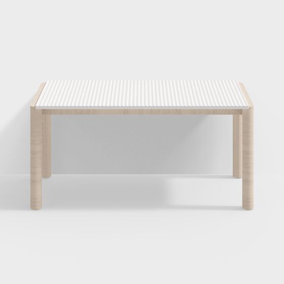 Corrugated Table 3D model