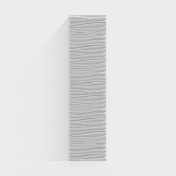 Waves Screen Panel 3D model