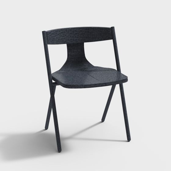 Stylish Low-Polygon Chair 3D Model for Creative Projects