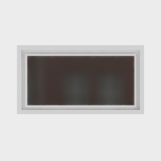 Sleek Rectangular Skylight 3D Model
