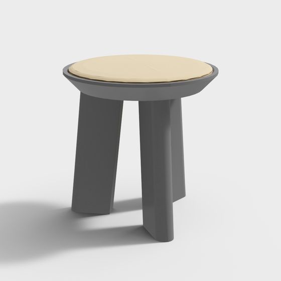 Bolia Seating Dining Chair Kimono 3D Model – Gray Free