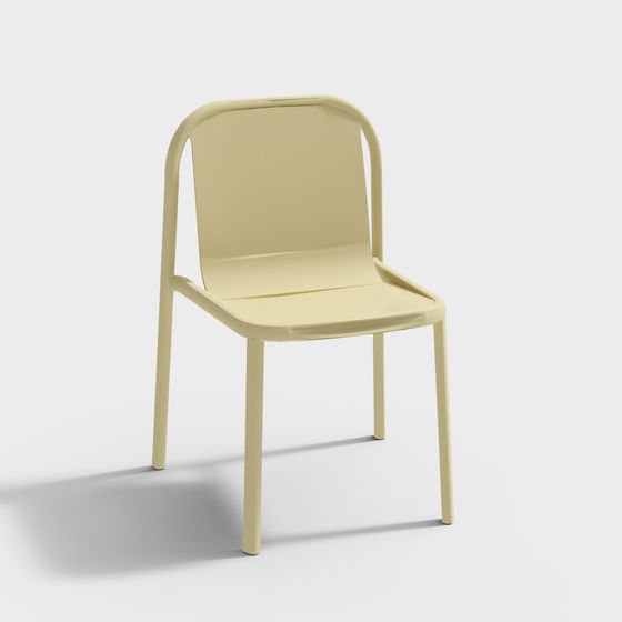 Stylish Urban Chair 3D model for Creative Spaces