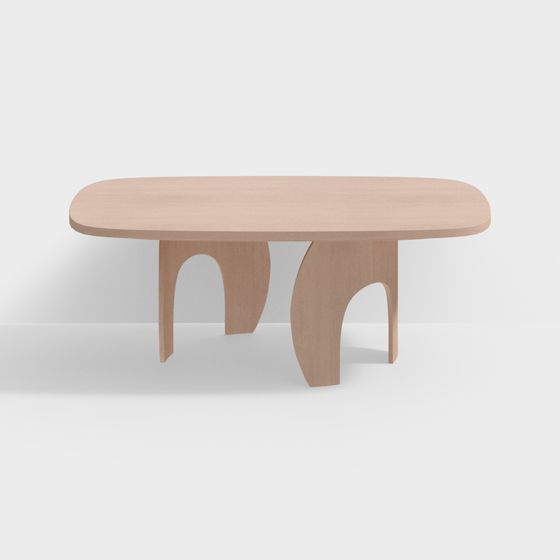 Streamlined Coffee Table 3D model