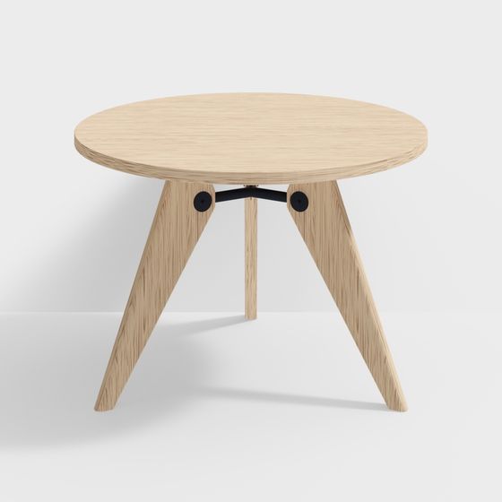 Stylish Round Table 3D model for Modern Design