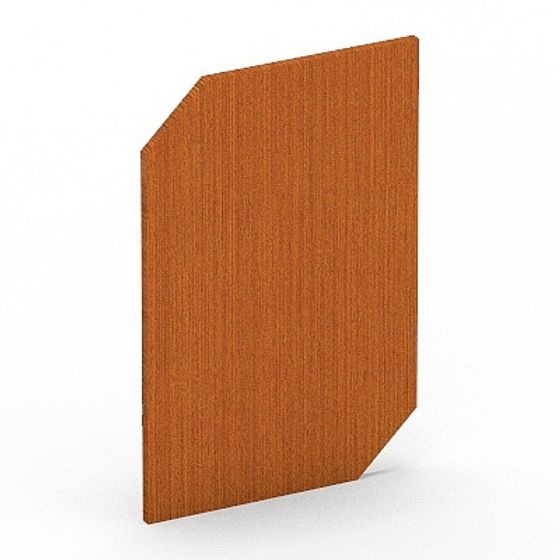 Low Poly Wooden Plank 3D Model