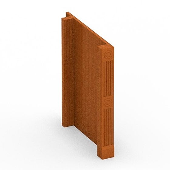 Copper Panel 3D Model – Futuristic Copper Texture