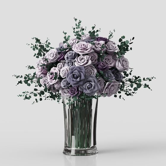 Lavender Romance 3D Model