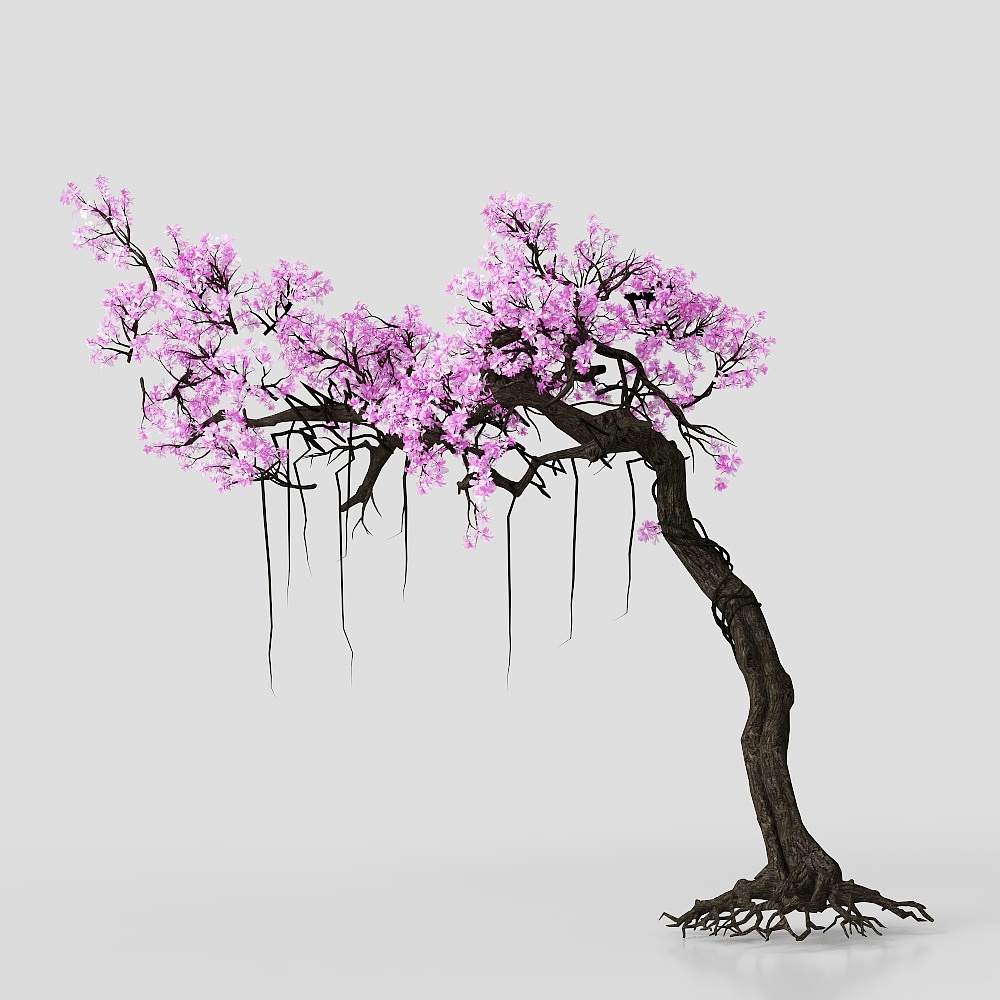 Cherry Tree 3D Model: Realistic Blossoms for Any Scene