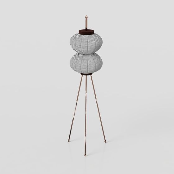 Elegant Low-Polygon Lighting Fixture 3D Model