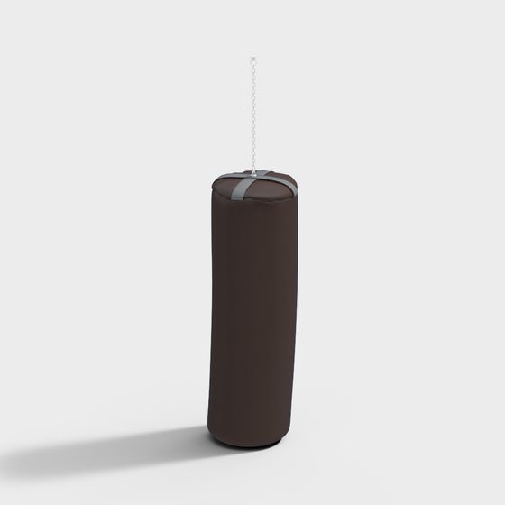 Realistic Hanging Punch Bag 3D Model – Leather Texture