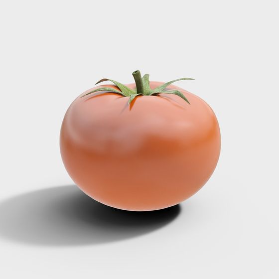 Realistic 3D Tomato Model for Creative Projects