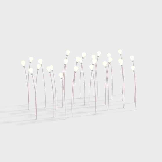 Creative Low-Poly Light Bulb 3D model