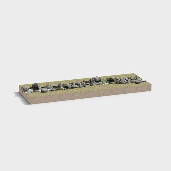 Stream Cascade 3D Model for Nature-inspired Designs