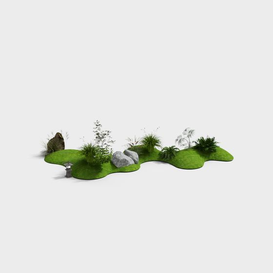 Zen Garden 3D model for Tranquil Environments