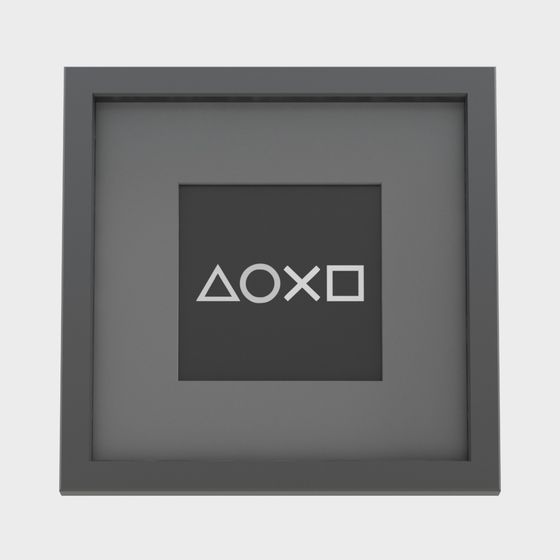 Square Frame 3D Model - A Minimalist Design