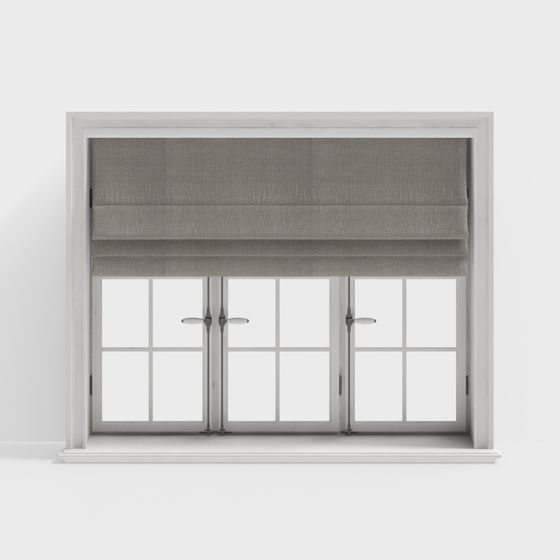 Low Poly Window 3D model for Minimalist Design