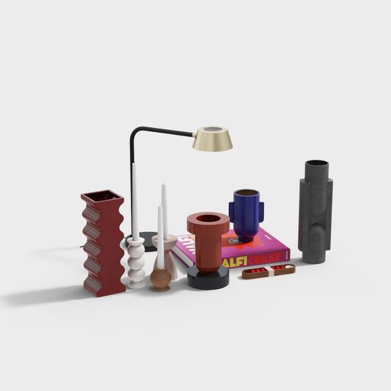 Low-Poly Modern Aesthetic 3D Model Collection
