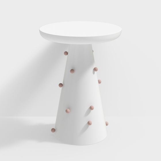 Pointed Side Table 3D model