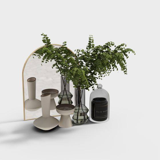 Urban Greenery 3D Model for Modern Aesthetics