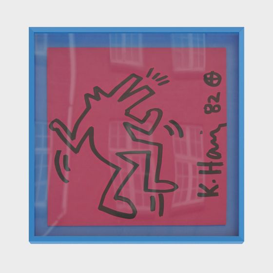 Keith Haring’s Iconic Figure 3D model for Creative Projects