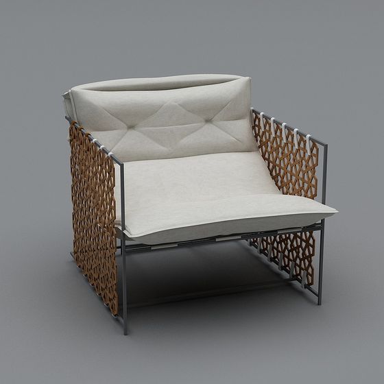 Elegant Modern Chair 3D model for Creative Projects