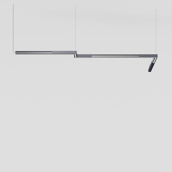 Low-Polygon Modern Architectural Light Fixture 3D model