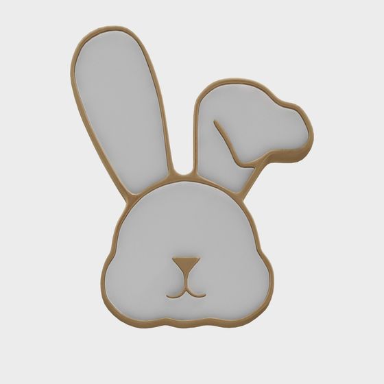 Charming Low-Poly Rabbit 3D model