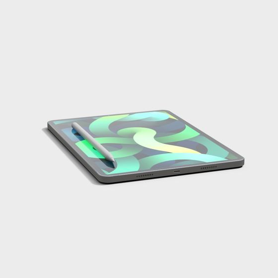 Stylish iPad Pro 3D model