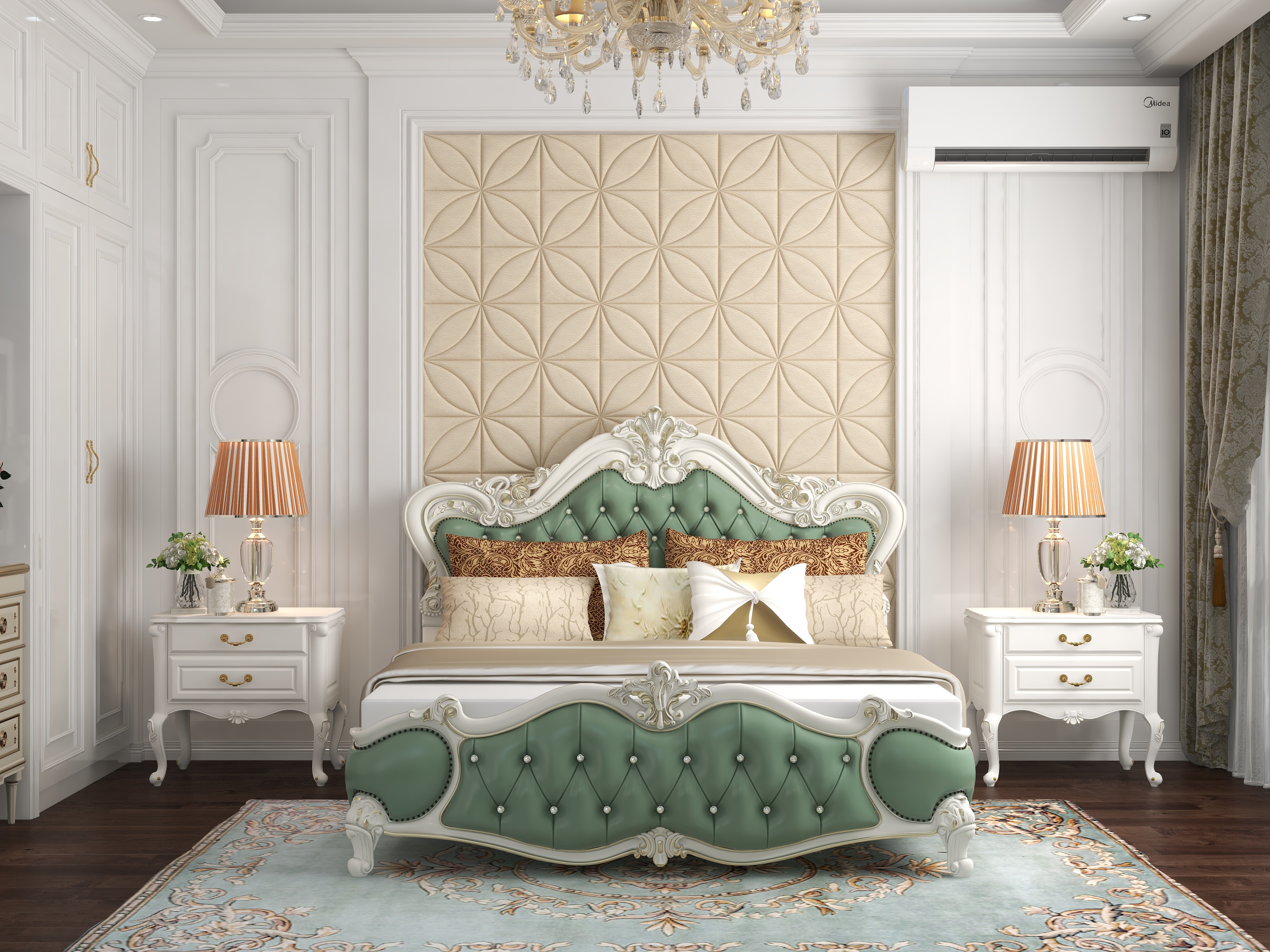 Champagne Colored Bedroom