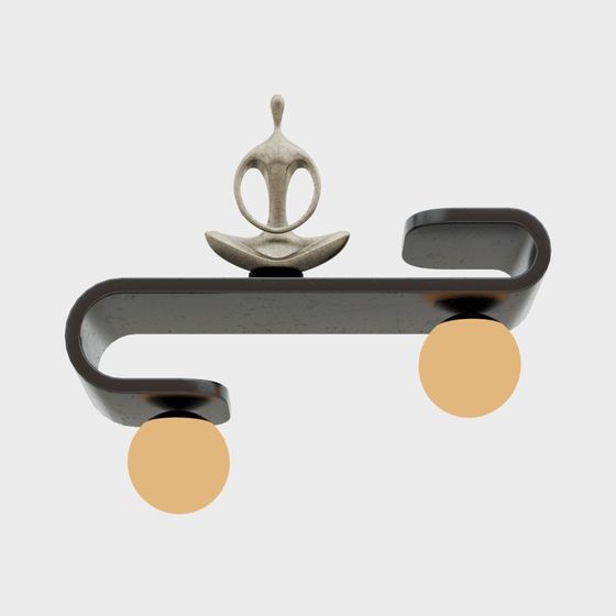 Stylish Balance Bridge 3D Model for Creative Spaces