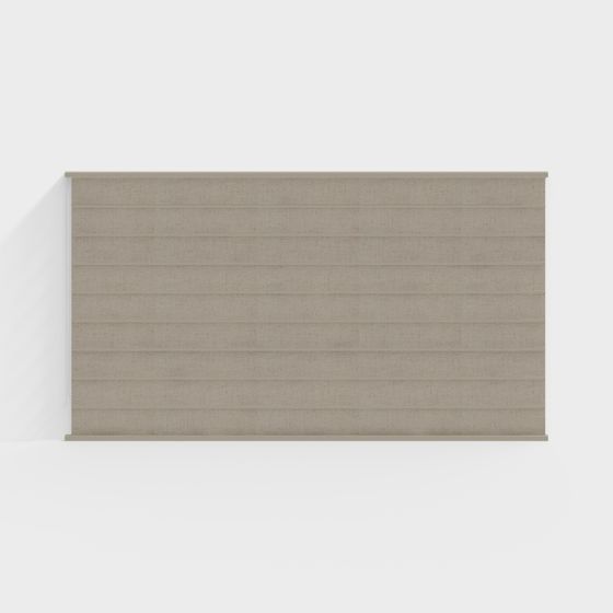 Modern Louvered Window Blinds 3D model