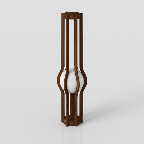 Wooden Lantern 3D model