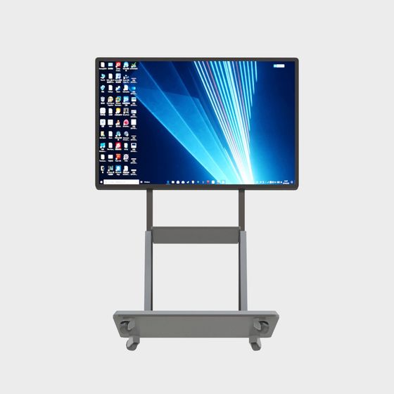Mobile Interactive Whiteboard 3D Model – Low-Poly Tech Design