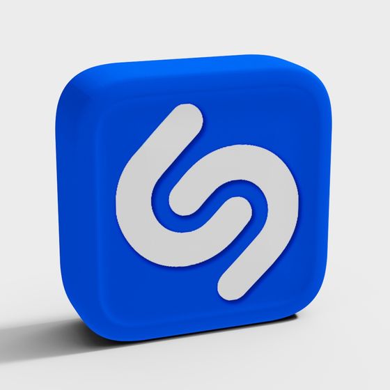 Unique Square Logo 3D model