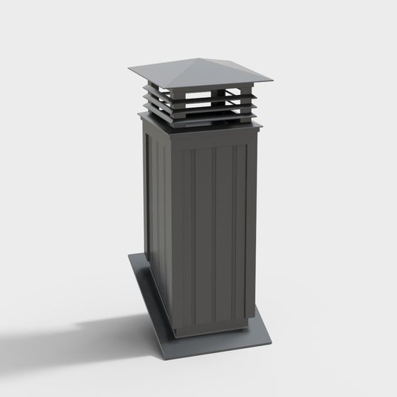 Urban Ventilation Duct 3D Model