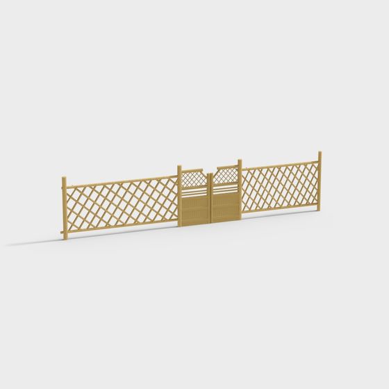 Lattice Gate 3D Model for Serene Environments