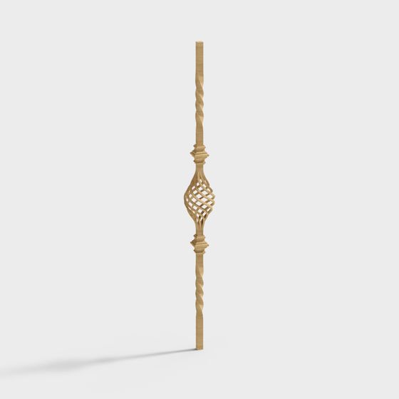 Spiral Hollow Column 3D model for Creative Projects