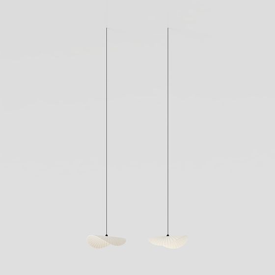 Wings Pendant Light 3D Model – Feather-Inspired Pendant