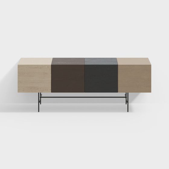 City Window TV Stand 3D model