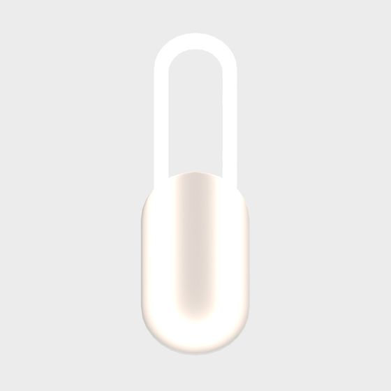 Modern Capsule Lamp 3D model