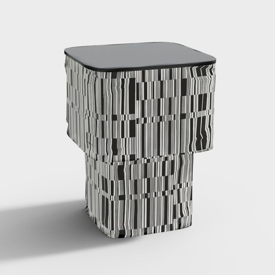 Pixel Side Table 3D model