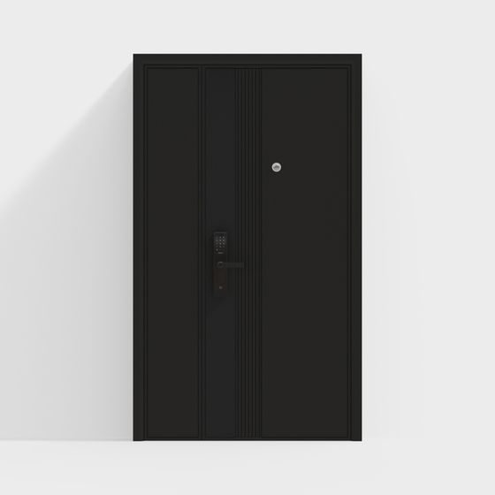 Urban Gate 3D Model - Low Poly High Detail