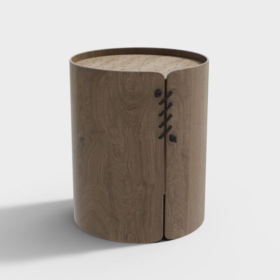 Unique Cylinder Storage Cabinet 3D model