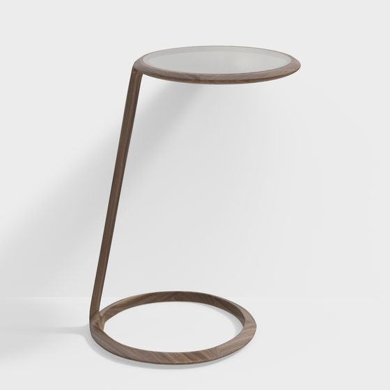 Streamlined Side Table 3D model
