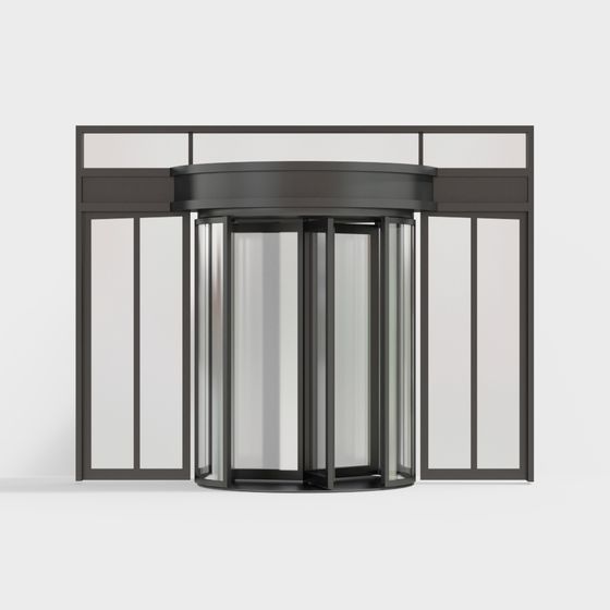 Stylish Revolving Door 3D model