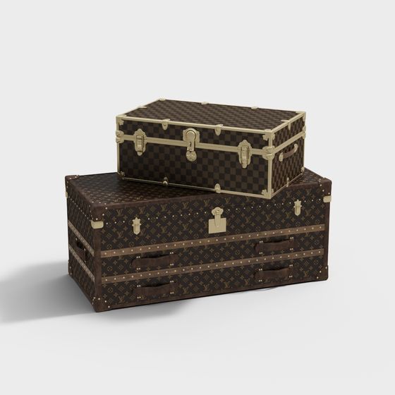 LV Tyler Coffee Table Box 3D Model – Free for Contemporary Use